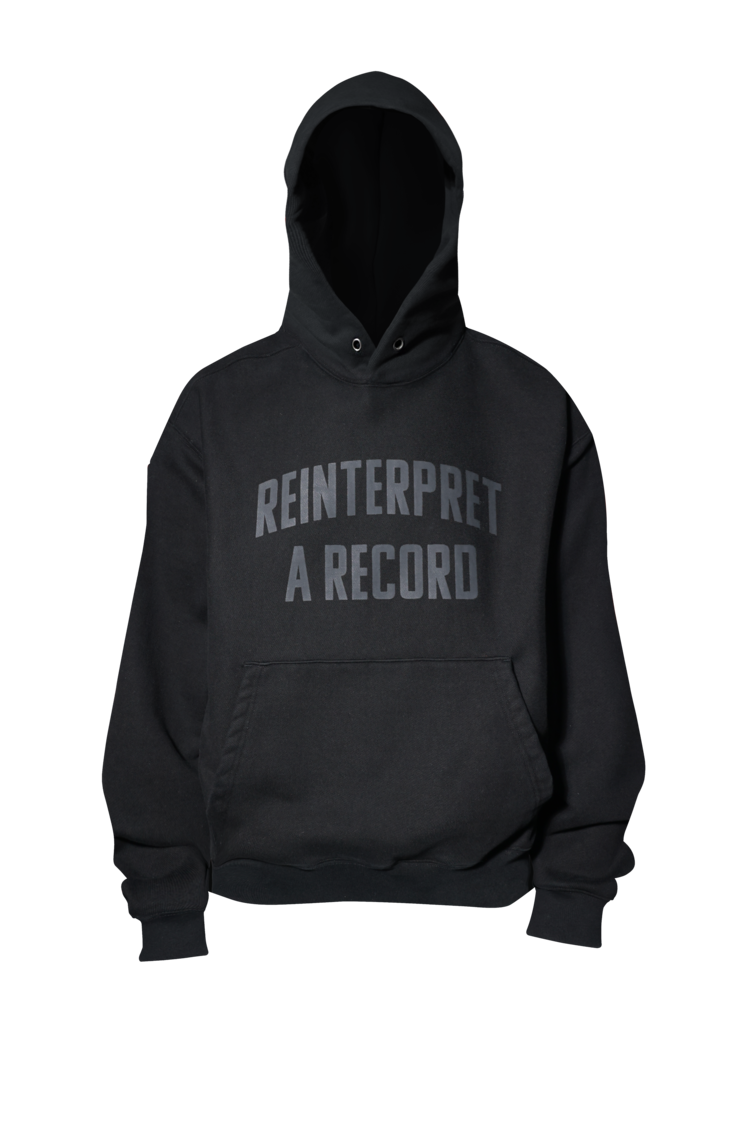 ARCH LOGO HEAVY WEIGHT HOODIE - [black] : RAR