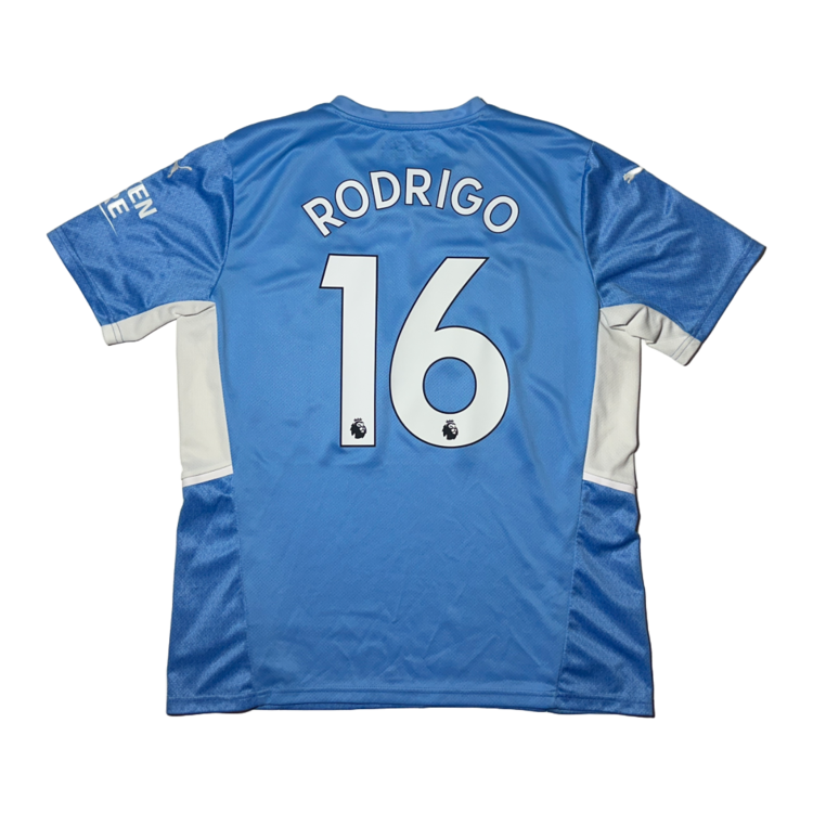 2021-2022 Manchester City Home #16 Rodri Shirt - L : 433 SEOUL