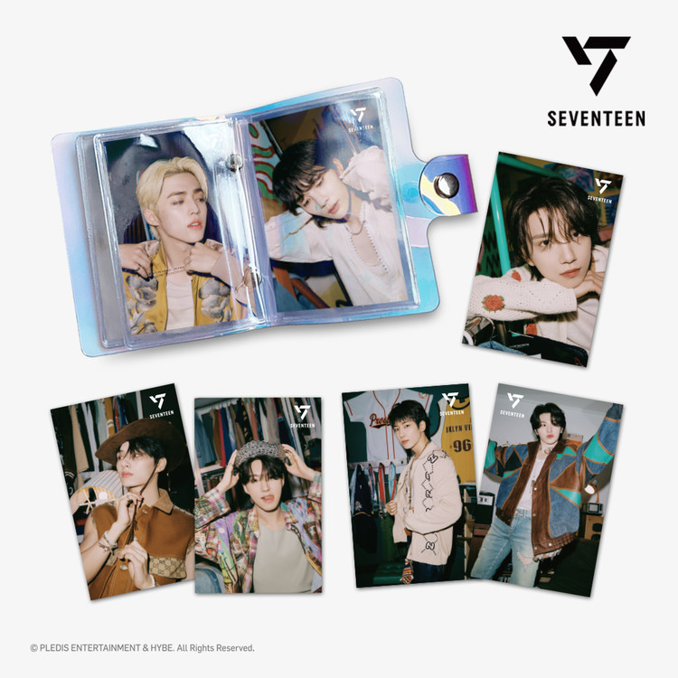 SEVENTEEN 3D LENTICULAR MINI CARD & BINDER(SEVENTEEN HEAVEN AM 5:26Ver ...