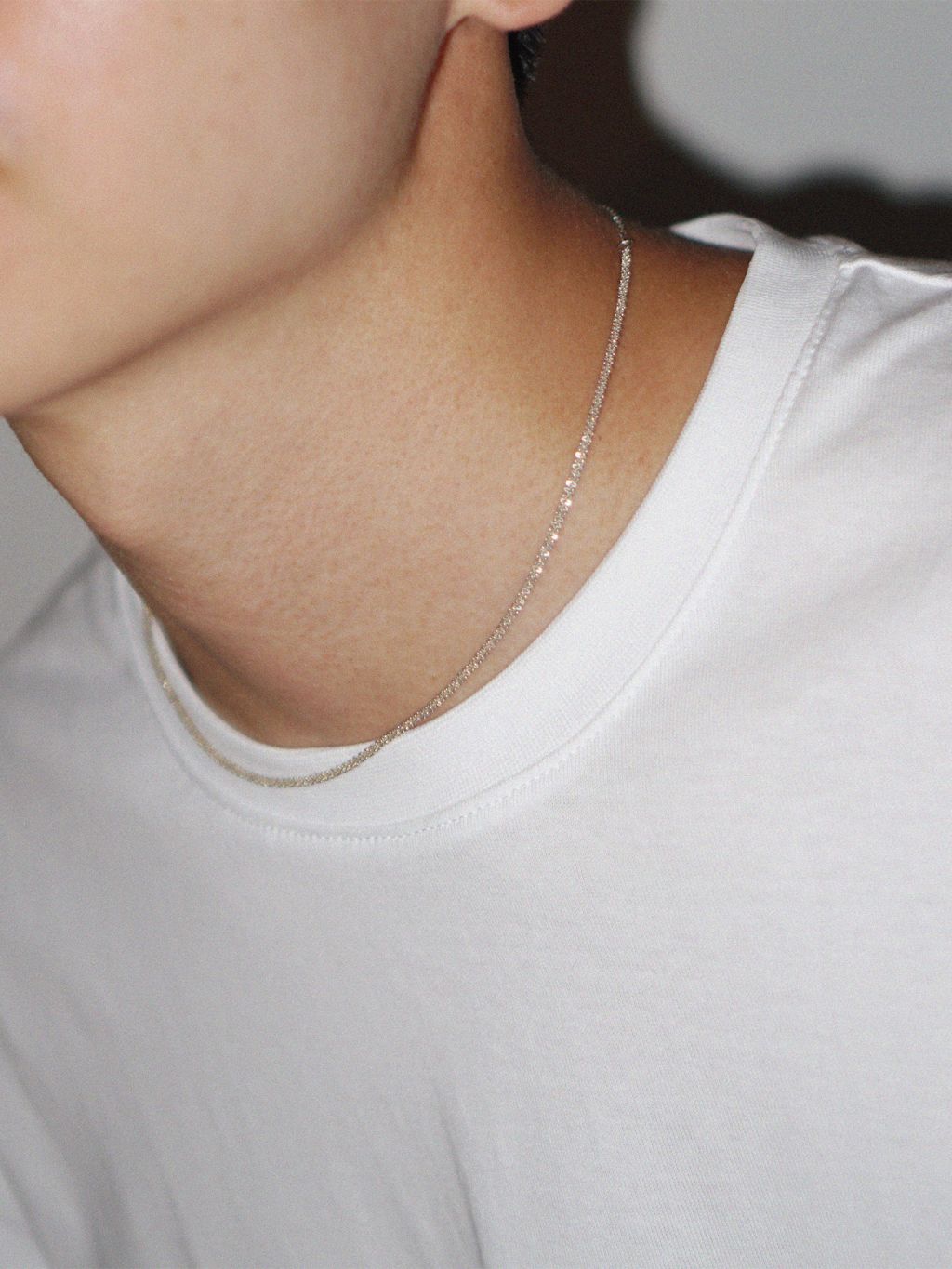 FLASH NECKLACE SILVER (M) : ourpierre