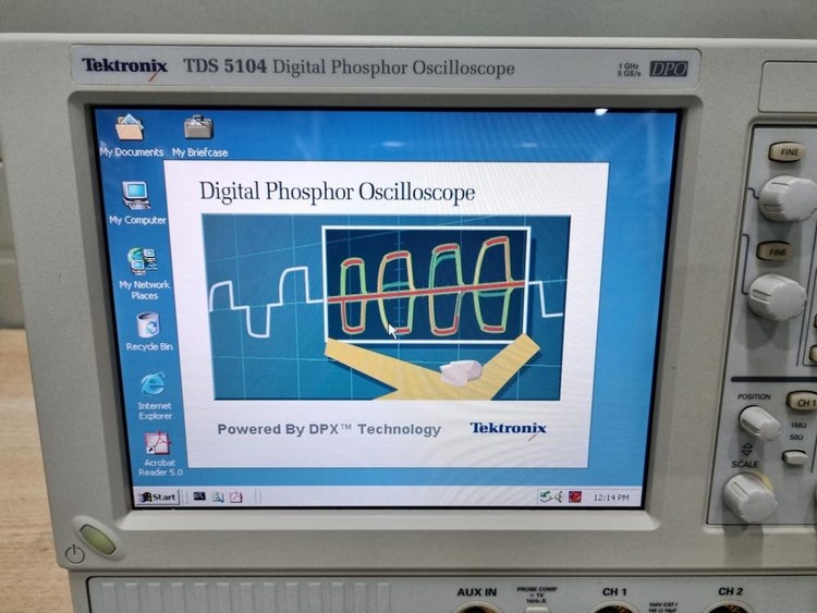 Tektronix TDS5104 Digital Phospor Oscilloscope 1GHz 5GS/s 오실로스코프 : 엠아이티솔루션