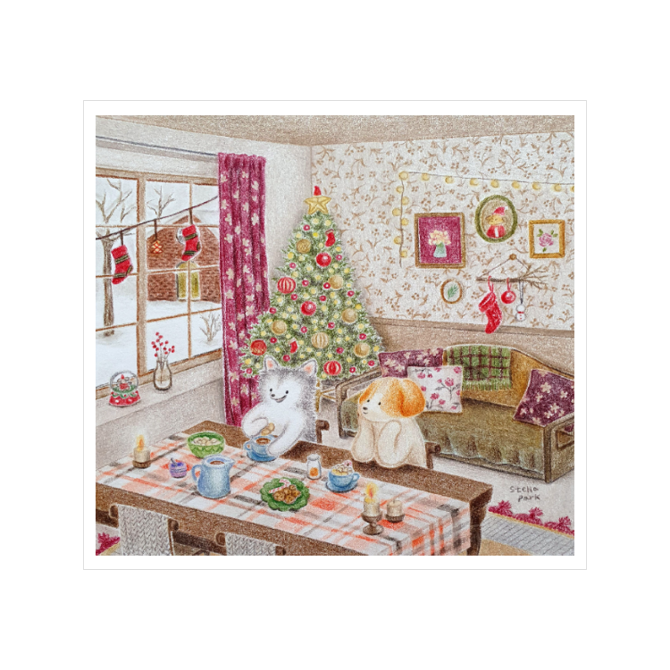 [스텔라박] 핫초코 시간 엽서 : paperuler