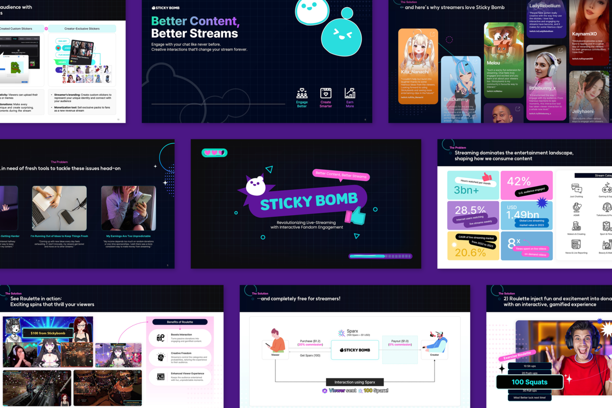 [Sales Deck] 트리니들 (Sticky Bomb) : Portfolio