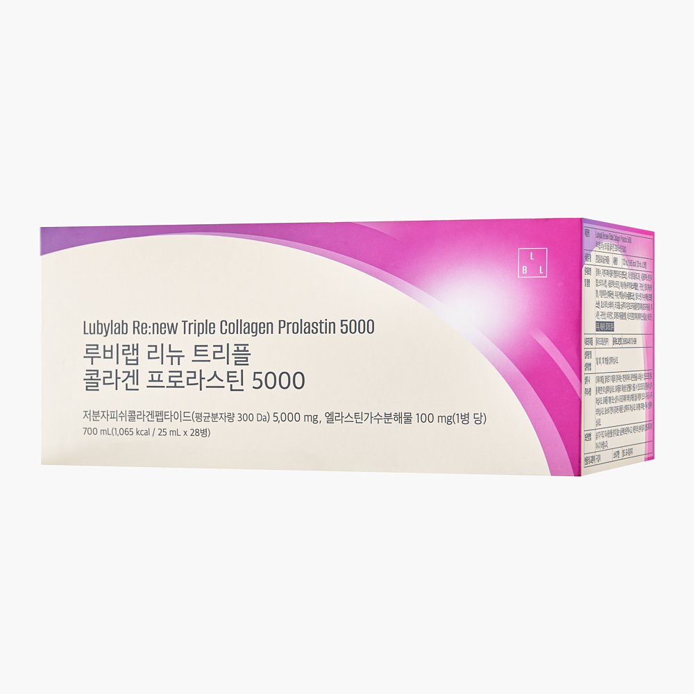 루비랩 리뉴 트리플 콜라겐 프로라스틴 5000 28개입 : 루비랩 | 건강한 피부, 빛나는 자신감의 비결