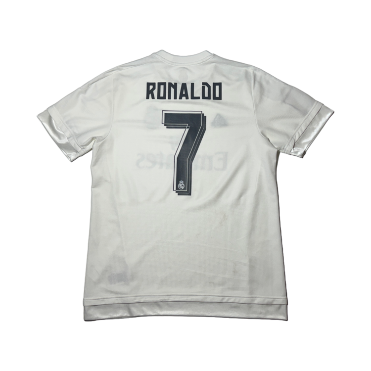 2015-2016 Real Madrid Home #7 Ronaldo Shirt - L : Collector's Room