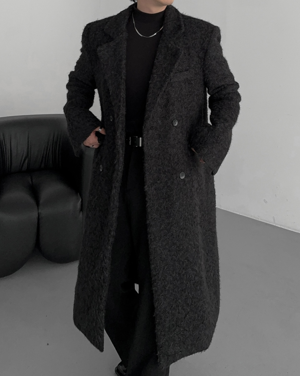 [BEST] 켈리 부클 모헤어 더블 코트 2COL : 이치반