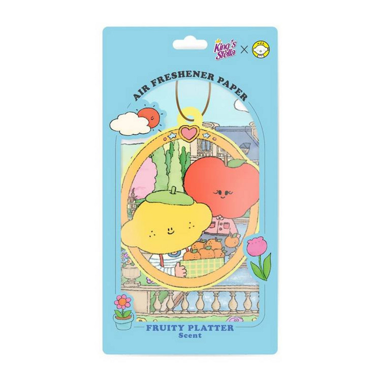 King's Stella/คิงสเตลล่า แผ่นหอมปรับอากาศมันเดย์บลู กลิ่นฟรุ๊ตตี้ แพลท ...