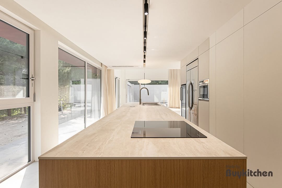 BUYKITCHEN 제작 주방 - 세라믹 아일랜드 상판 : MADE IN SPAIN : 프리미엄 세라믹 슬랩 이날코(inalco ...