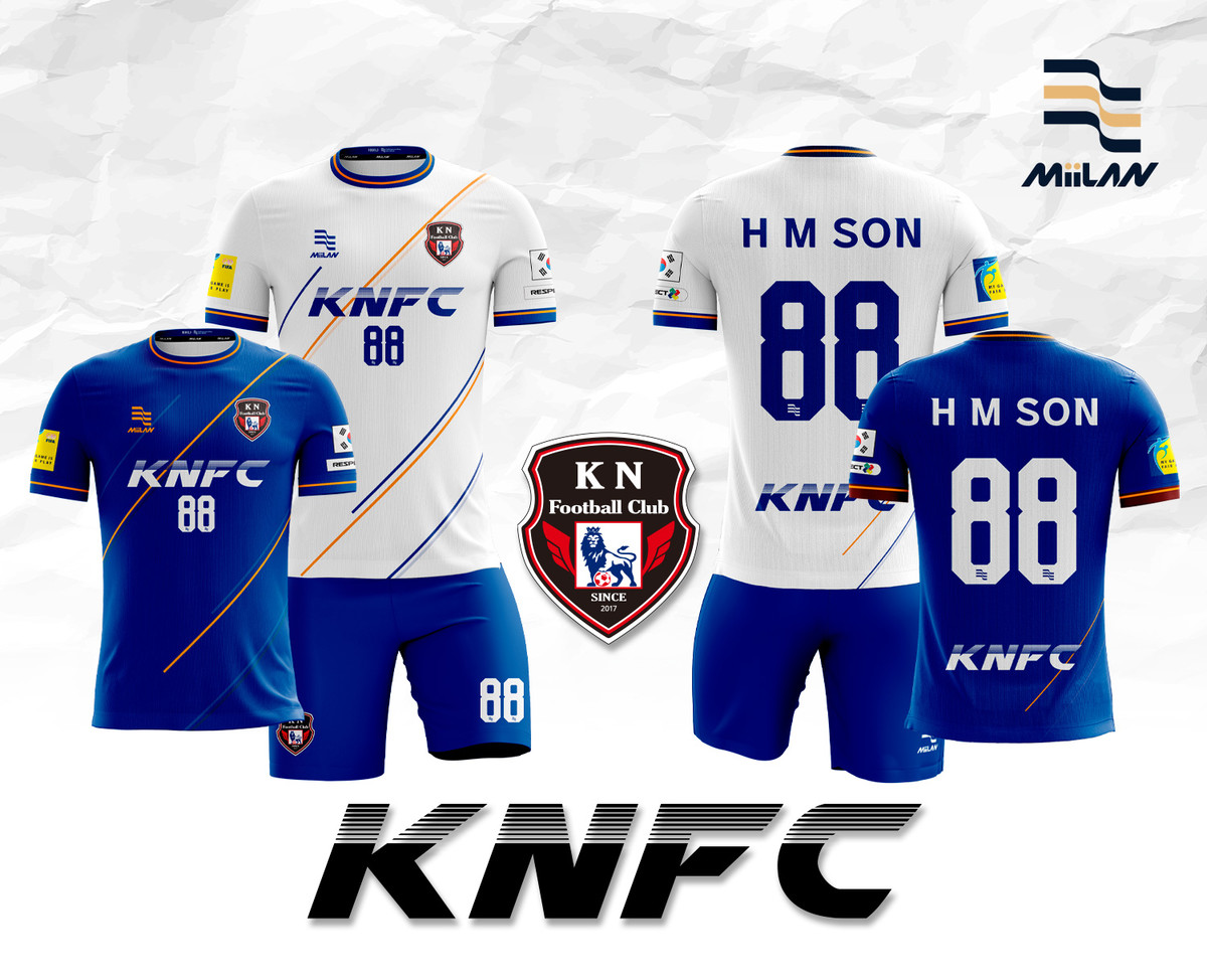 KNFC 양면유니폼(C.50D실키밀란) : 밀란코리아