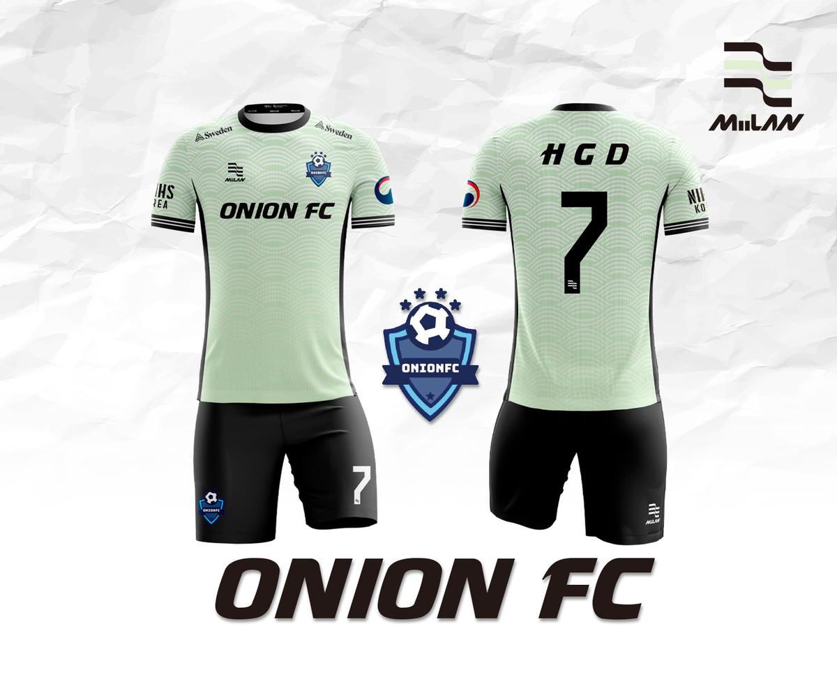 ONION FC 단면유니폼(B.우레탄5홀) : 밀란코리아