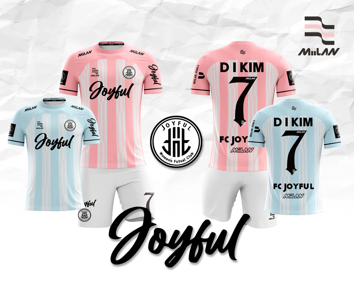 조이풀FC양면유니폼(C.50D실키밀란) : 밀란코리아