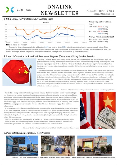 DNA Link Newsletter - January 2025 : Magnet Newsletter