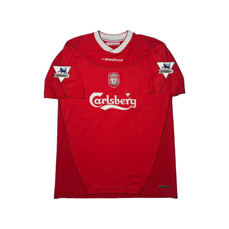 2002-2004 Liverpool Home #17 Gerrard Shirt - L : 433 SEOUL