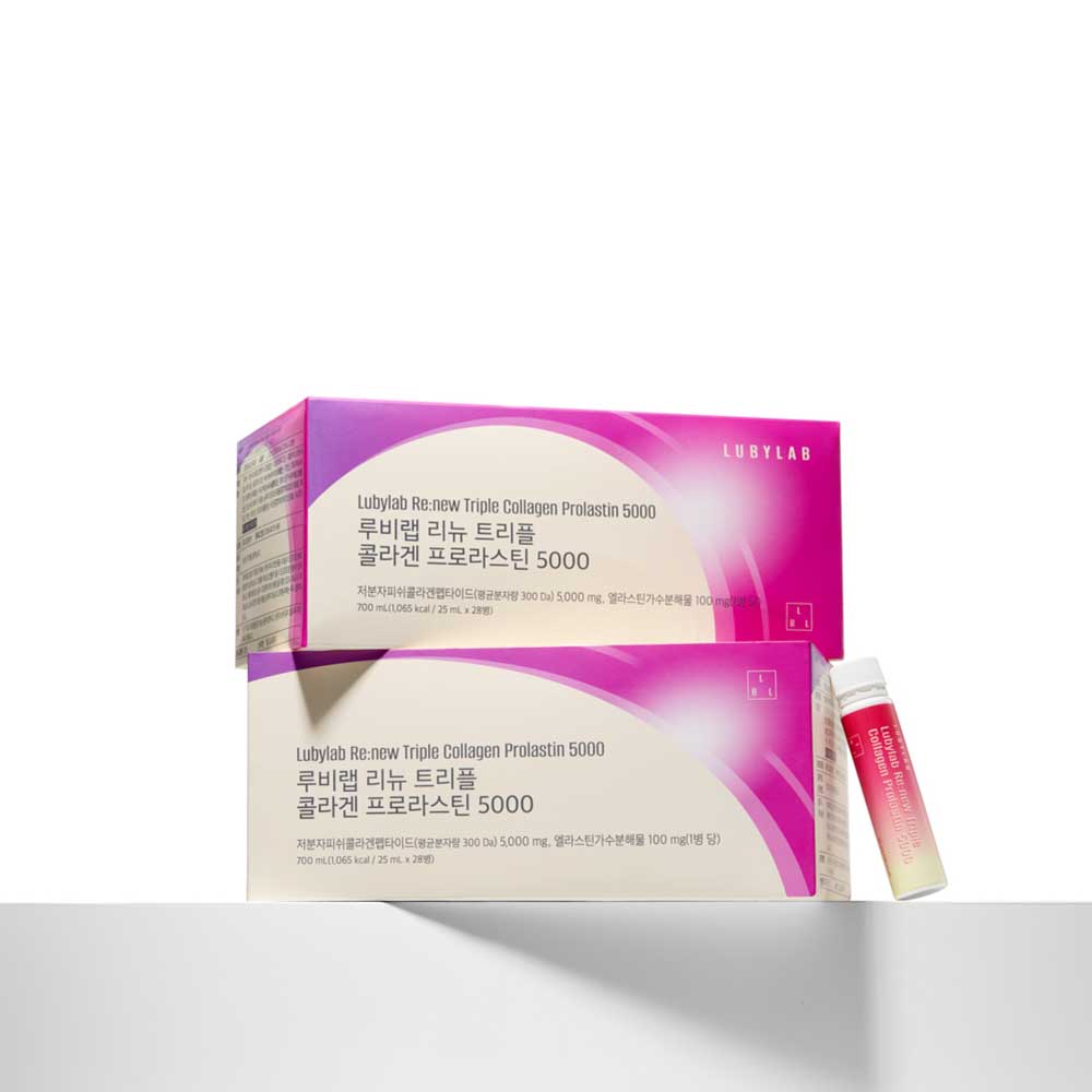 루비랩 리뉴 트리플 콜라겐 프로라스틴 5000 28개입 : 루비랩 | 건강한 피부, 빛나는 자신감의 비결