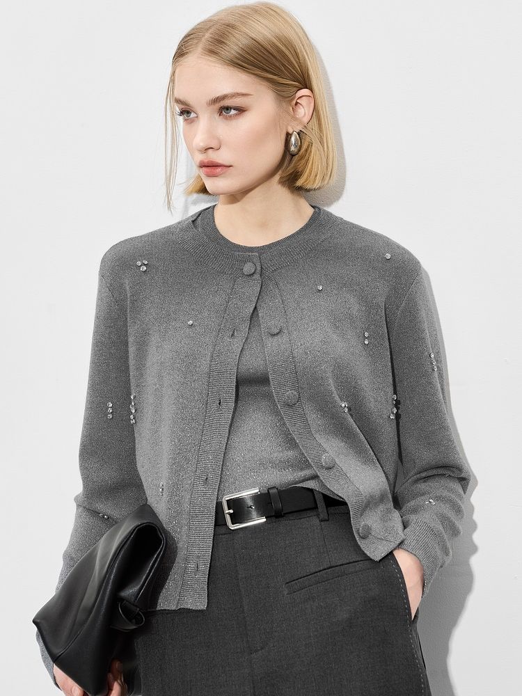 Silver Gleam Ensemble Inner & Cardigan : 엘레니크(Elenique)