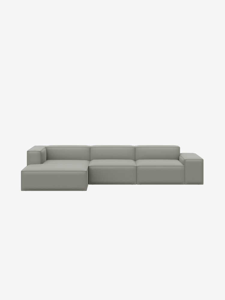 [Fabric] Veranda Couch Sofa 4-Seater 3,300mm (Type A) : 몬스터그레이 ...