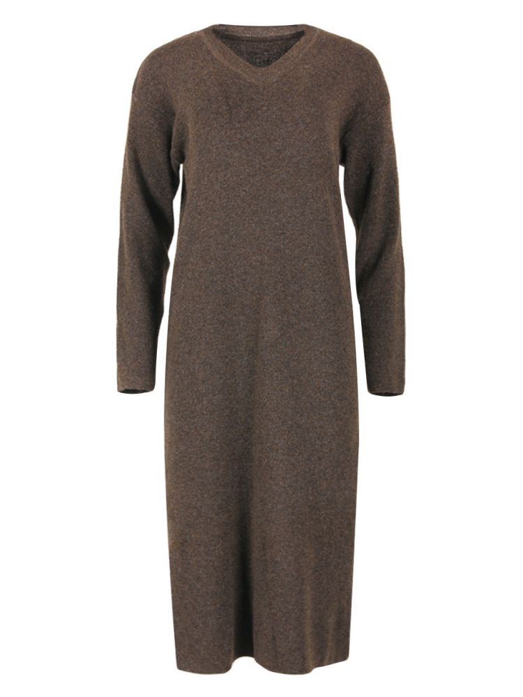 Cozy V-neck Knit Dress (AUBQ9NO01) : 파슨스 Parsons