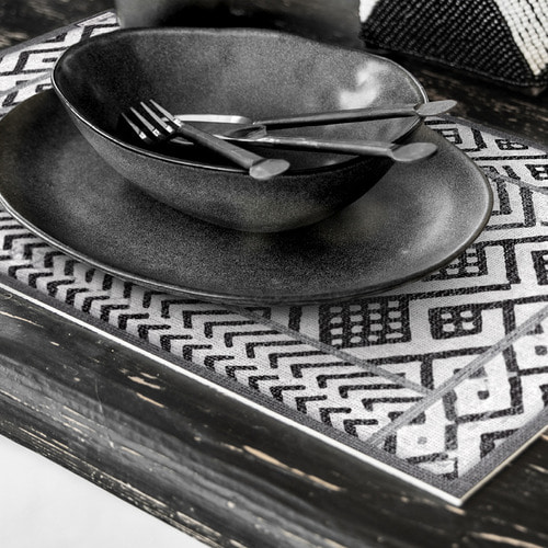 베이자플로우 트라이벌 PVC 테이블매트 TRB4 (4P-1SET) : 라벨르엠 - Labelle M