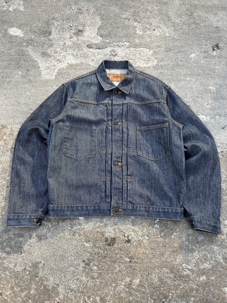 1990s LEVIS 70503-03 1ST DENIM TRUCKER : CHAGAWOON SWEATER