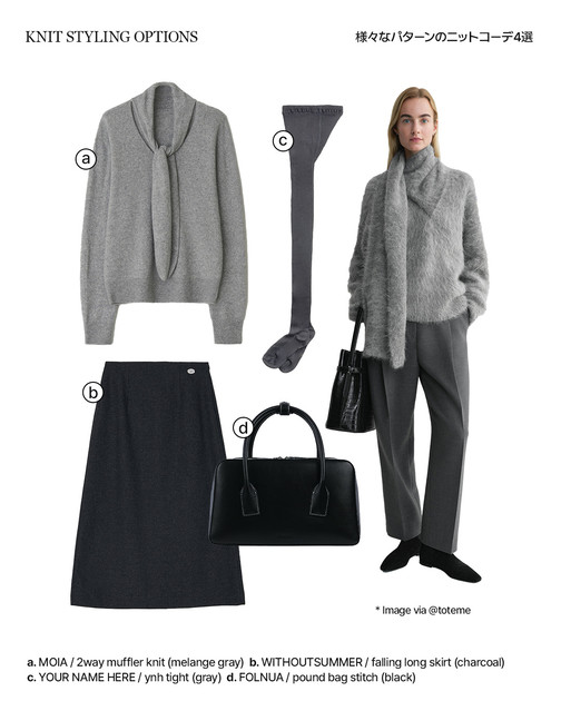 様々なパターンのニット：KNIT STYLING OPTIONS : STO｜STAMP MAGAZINE