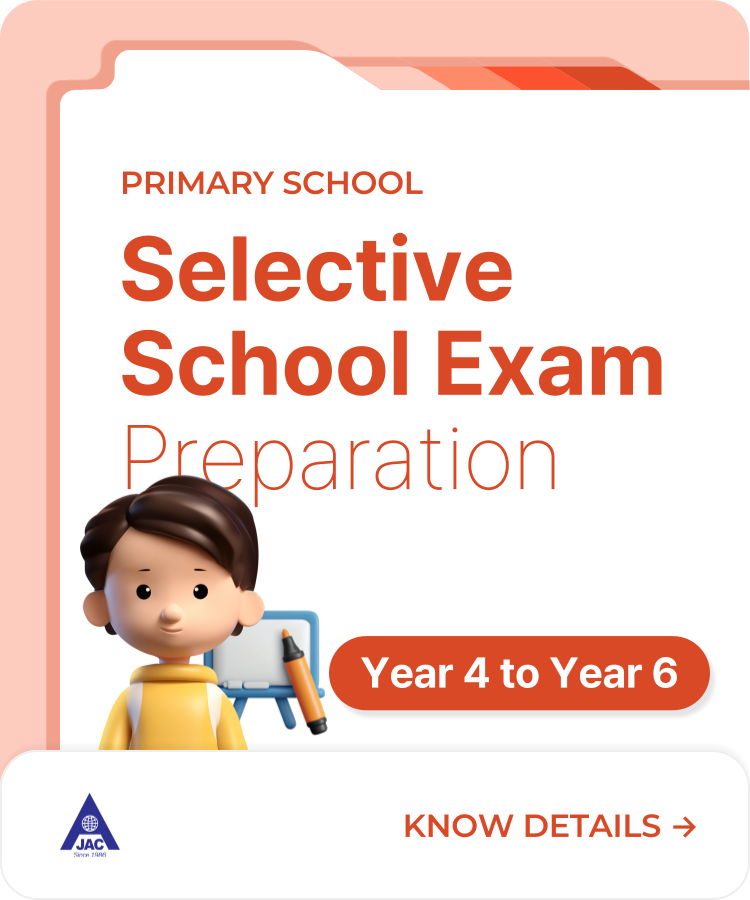 Selective School Exam Preparation Courses : James An College Inala