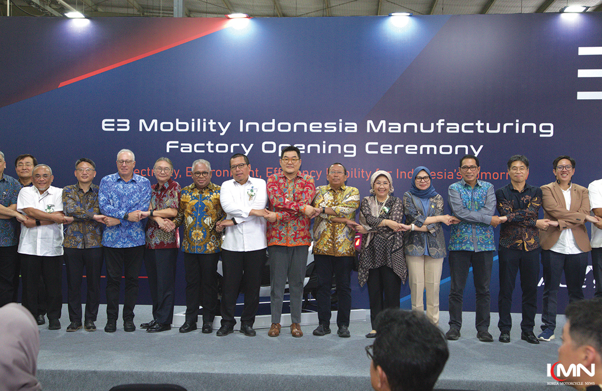 E3모빌리티, DEUX7 인도네시아에서 본격 생산 : 한국이륜차신문