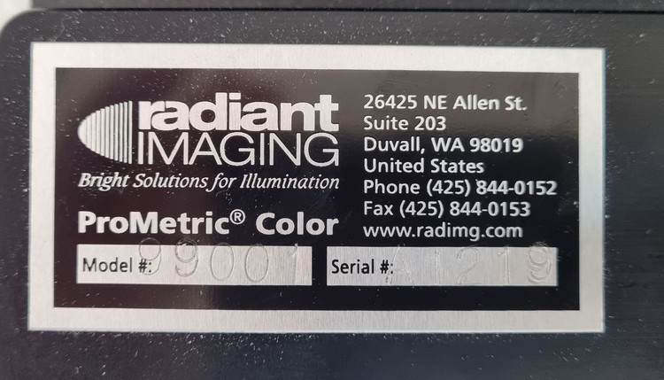 Radiant ProMetric Color CCD Light Measurement System 광도계 : 엠아이티솔루션