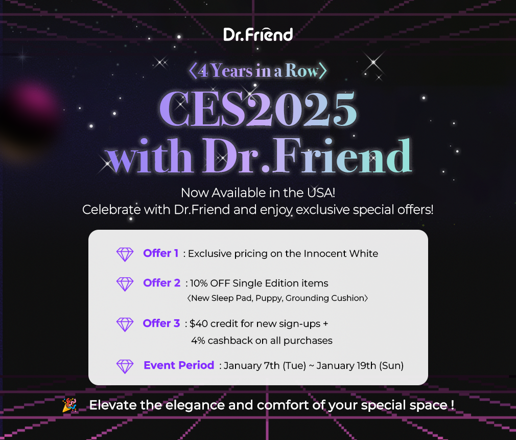 Dr.Friend celebrates 4th consecutive year at CES 2025 with 10% off : Dr ...