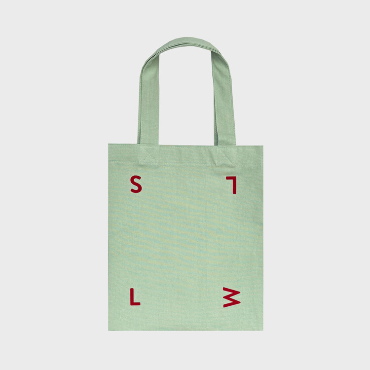 SLWL Logo Mint Tote Bag - Small : SLWL, 설울