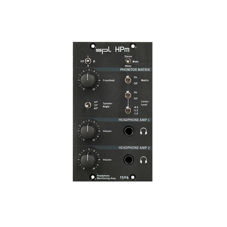 SPL HPm 듀얼 슬롯 500 시리즈 랙 모듈 헤드폰 모니터링 앰프