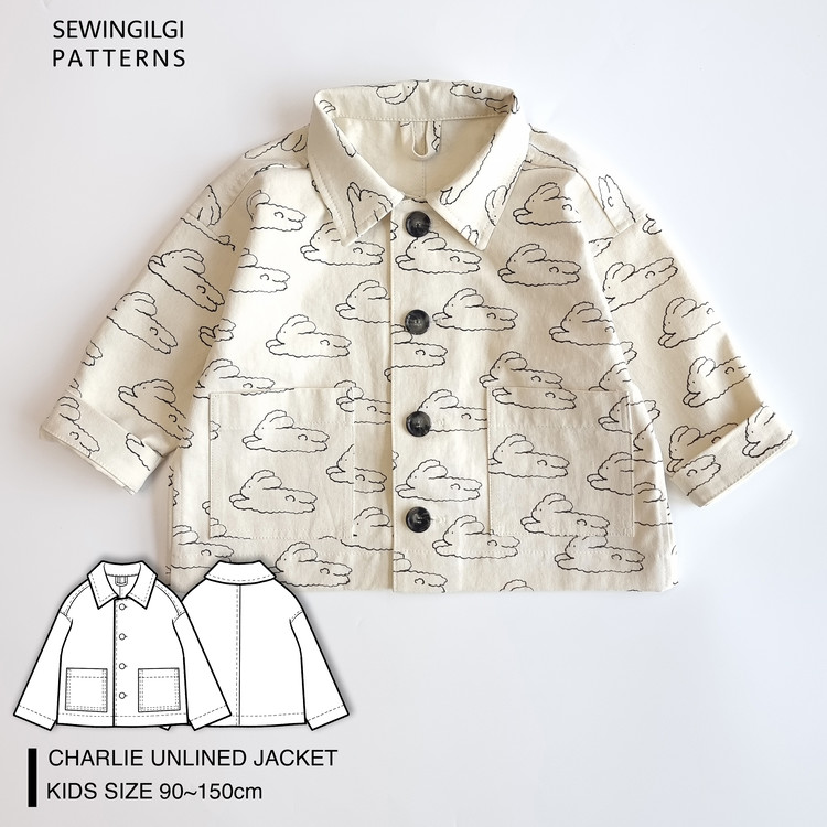 Charlie Jacket for kids Pattern : SEWINGILGI PATTERNS