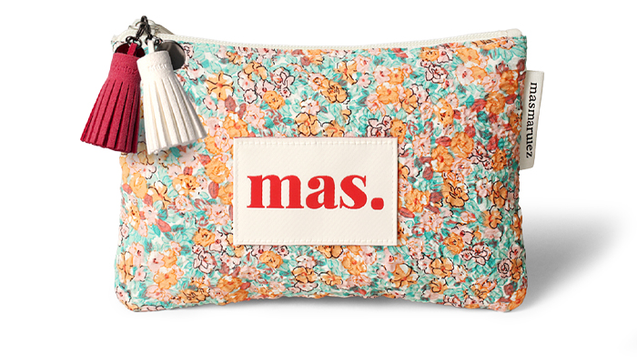 Basic pouch _ 플로랄 오렌지민트 : Masmarulez [마스마룰즈]