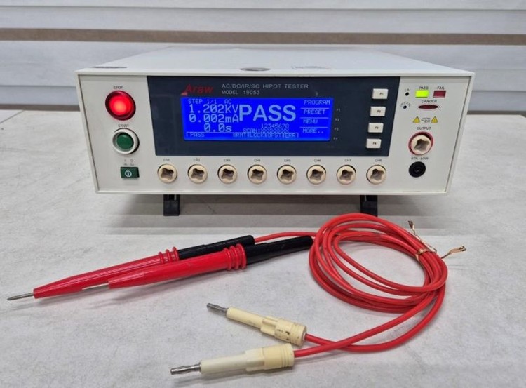 ARAW AC/DC/IR/SC Hipot Tester 19053 (Chroma) 내전압 시험기 : 엠아이티솔루션