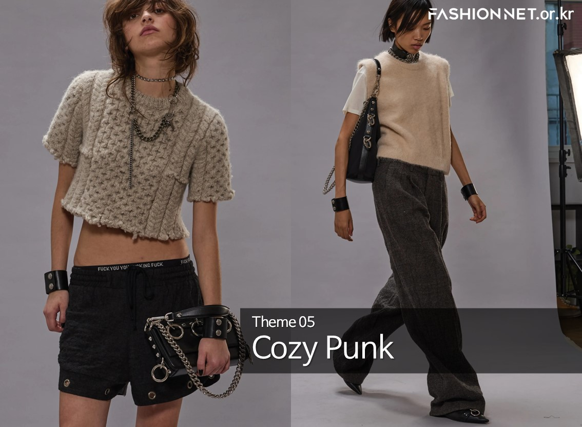 25 F/W Women’s Style Forecast: Theme05_Cozy Punk : HYDNSTUDIO