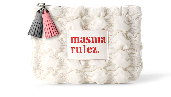 Basic pouch _ Quilting Ivory : Masmarulez [마스마룰즈]