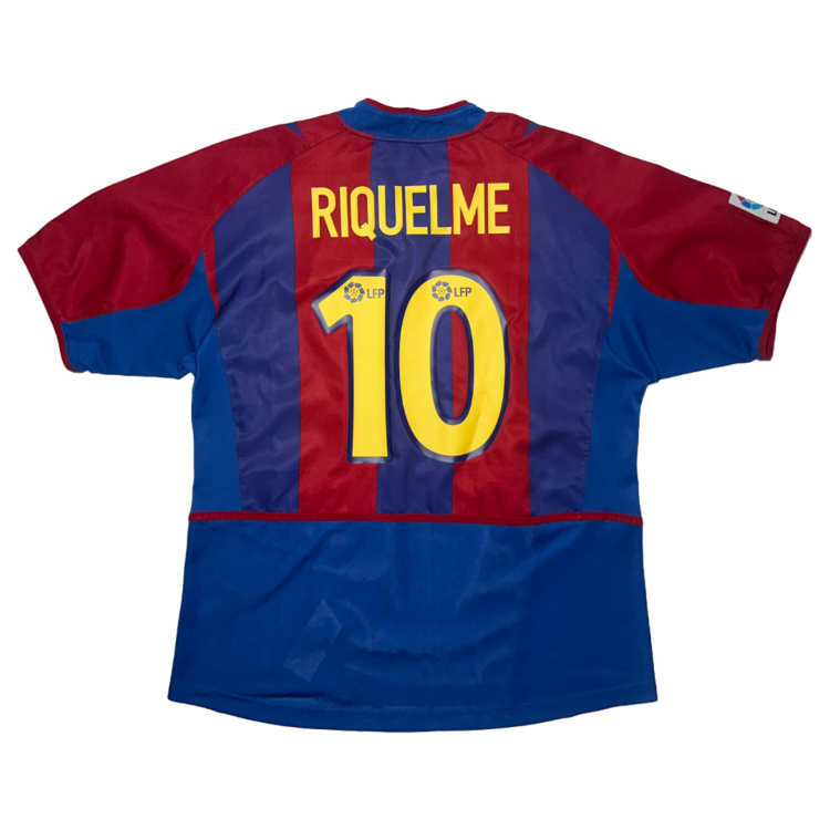 2002-2003 Barcelona Home S/S #10 Riquelme - L : 433 SEOUL