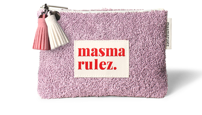 Basic pouch _ 러프 테리 퍼플 : Masmarulez [마스마룰즈]