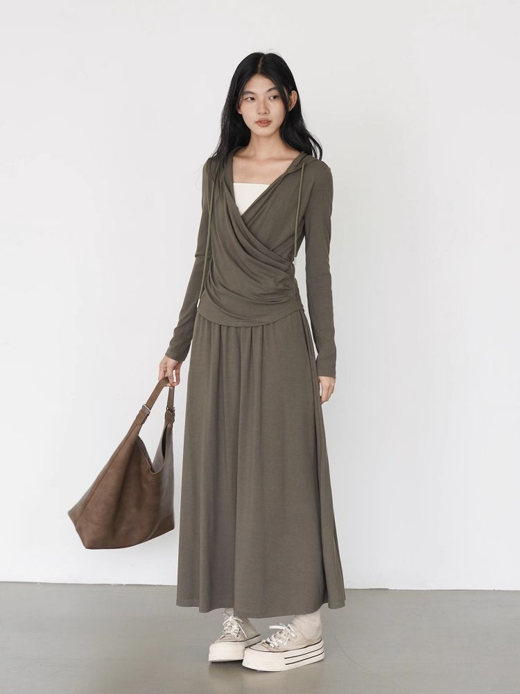 Brown Hooded Set Up : 네버씬비포(neverseenbefore)