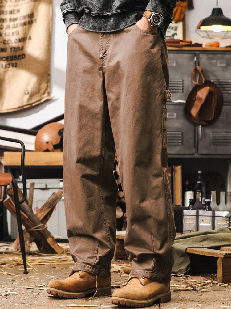Washed logging pants : 노르헨(Norhen)