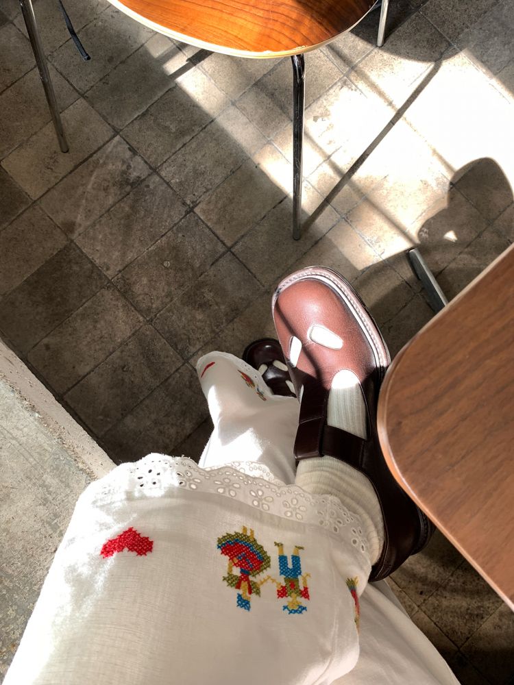 DODO France Cute Embroidered Lace Casual Pants : 프티베 petitbe