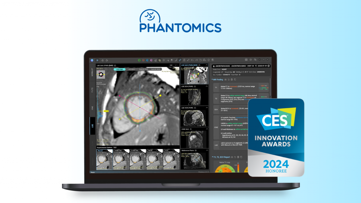 Phantomics Wins CES Innovation Award for MRI Imaging AI Technology ...