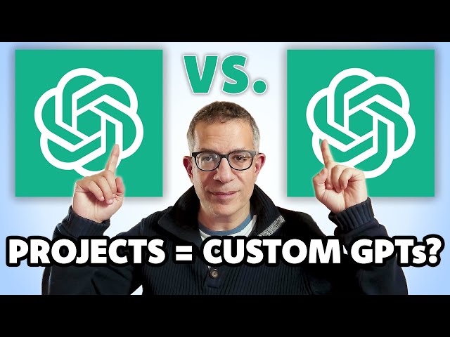 ChatGPT에서 프로젝트를 사용하는 방법(사용자 지정 GPT와 비교) / How To Use PROJECTS in ChatGPT (Versus Custom GPTs ...