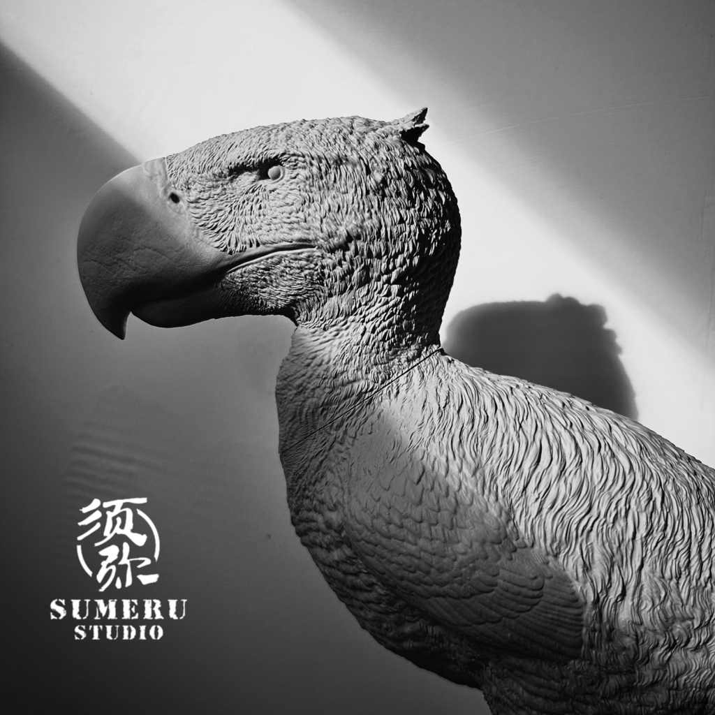 [문의] SUMERU스튜디오 고대의 짐승 시리즈 브론토르니스(Brontornis) 미도색킷 : 고현생