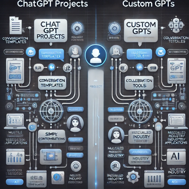 챗GPT 프로젝트(Projects) vs. 커스텀 GPT: 비교 및 활용 전략 : 블로그 - by GPTsKOREA 지피티스코리아