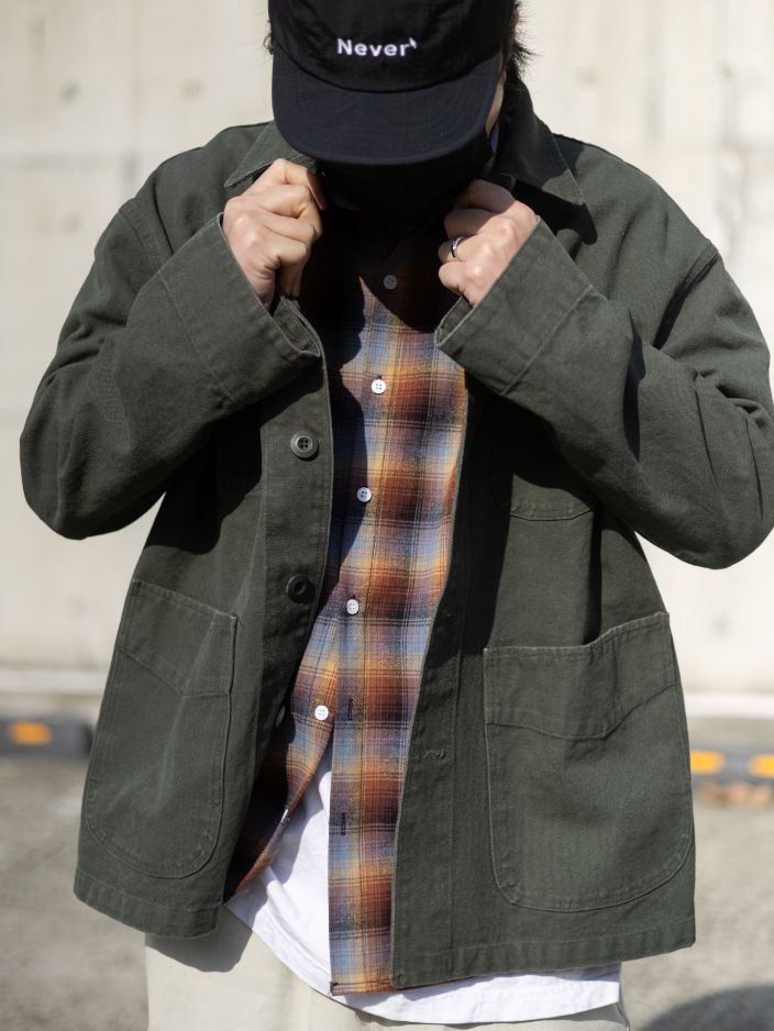 Washed heavy cotton jacket [ACH251TO012] : ACHRO-