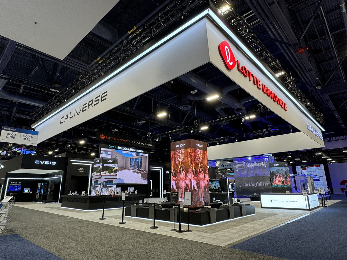 CES 2025 : Lotte Innovate x CALIVERSE Exhibition (롯데이노베이트 x 칼리버스 부스 ...