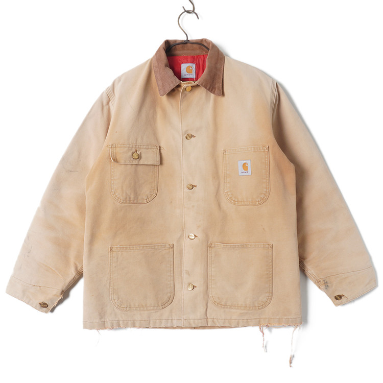 Carhartt (80's, Distressed Chore Jacket, USA Made) : 파브리크 스토어 Fabrique ...