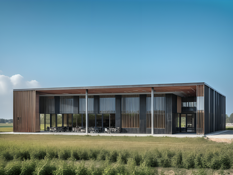 [architecture] Laminated Timber Cafe : Fastdesign