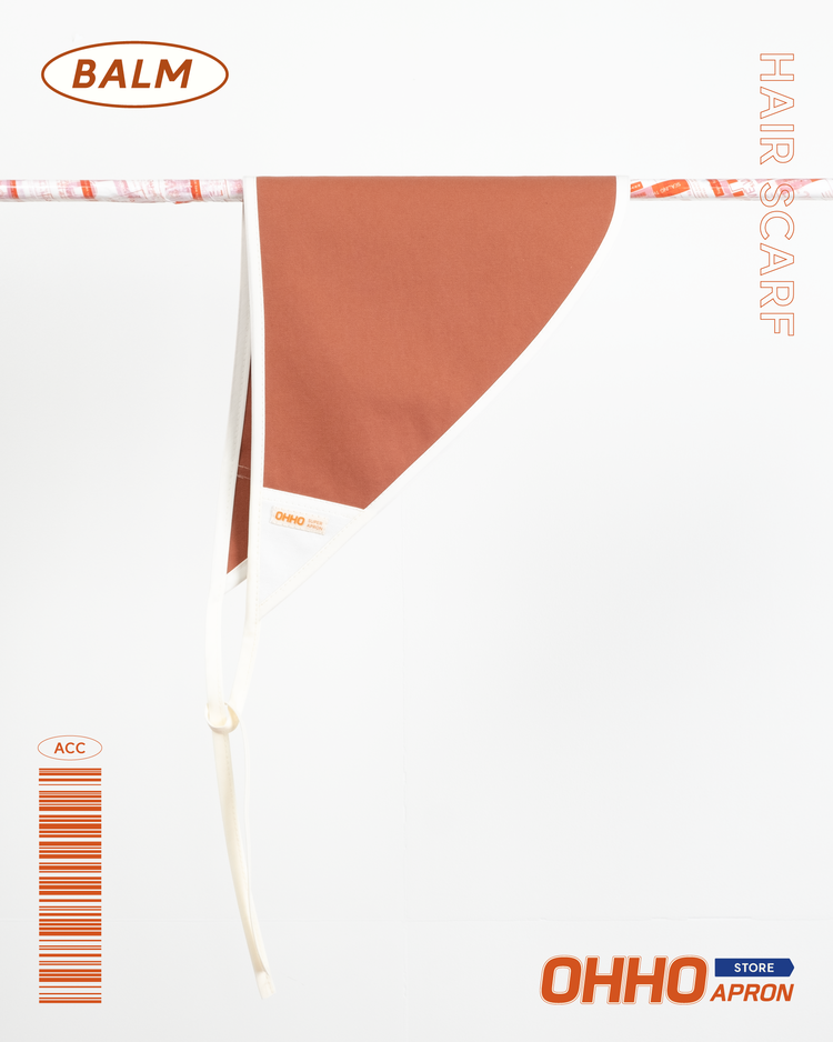 head scarf BALM_brick : OHHO apron
