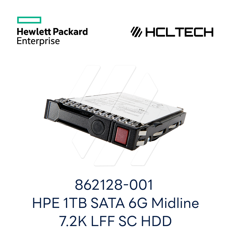 862128-001 / 866122-001 HP 1TB 6G SAS 7.2K LFF SC HDD : 에이치씨엘테크